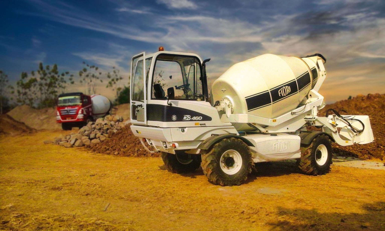 Fiori self loading concrete mixer Indonesia – PT Tugu Beton Muda Mandiri